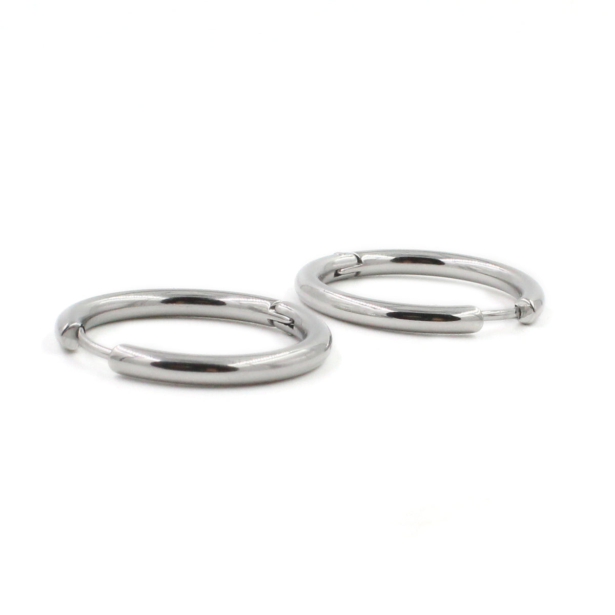 EJEW-P177-P-18 22mm Stainless Steel Hoop Earrings – 40nine-Watches