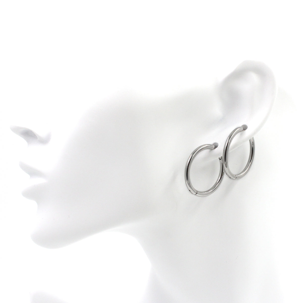 EJEW-P177-P-19 25mm Stainless Steel Hoop Earrings – 40nine-Watches